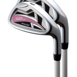 Left Handed Pink Junior Golf Club Set for Age 9 to 12