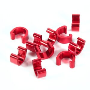 dilwe 10pc bike cable clips frame u buckle cable hose guides for mountain bike road