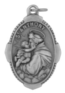 venerare traditional catholic saint medal (saint anthony)