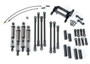 traxxas 8140 trx-4 long arm lift kit, black