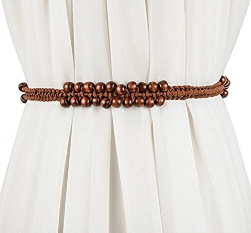 Cinlan Women's Bohemian Style Rope Braid Waist Belt (Style8), Medium