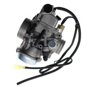 Carbhub Carburetor for Honda Foreman 450 TRX 450 TRX450ES TRX450FE TRX450FM TRX450S 1998-2004 Aftermarket Carb with Throttle Base Cover & Screw