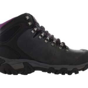 Pacific Mountain Women's Hiking Boots, Asphalt/Violet, 8