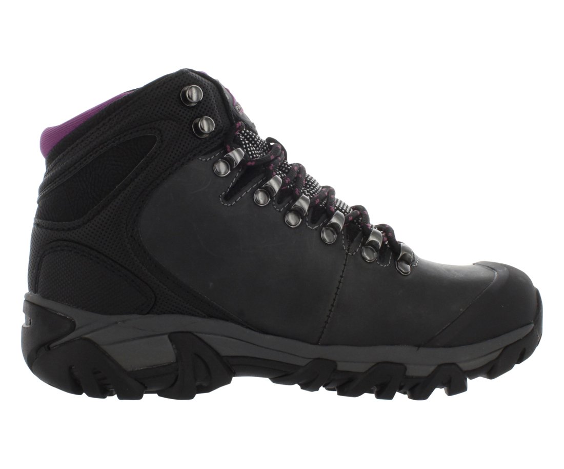 Pacific Mountain Women's Hiking Boots, Asphalt/Violet, 8