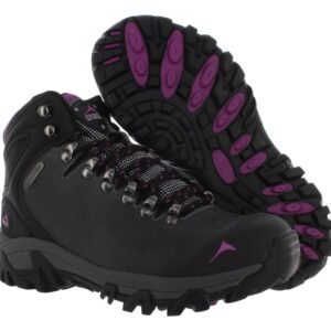 Pacific Mountain Women's Hiking Boots, Asphalt/Violet, 9.5