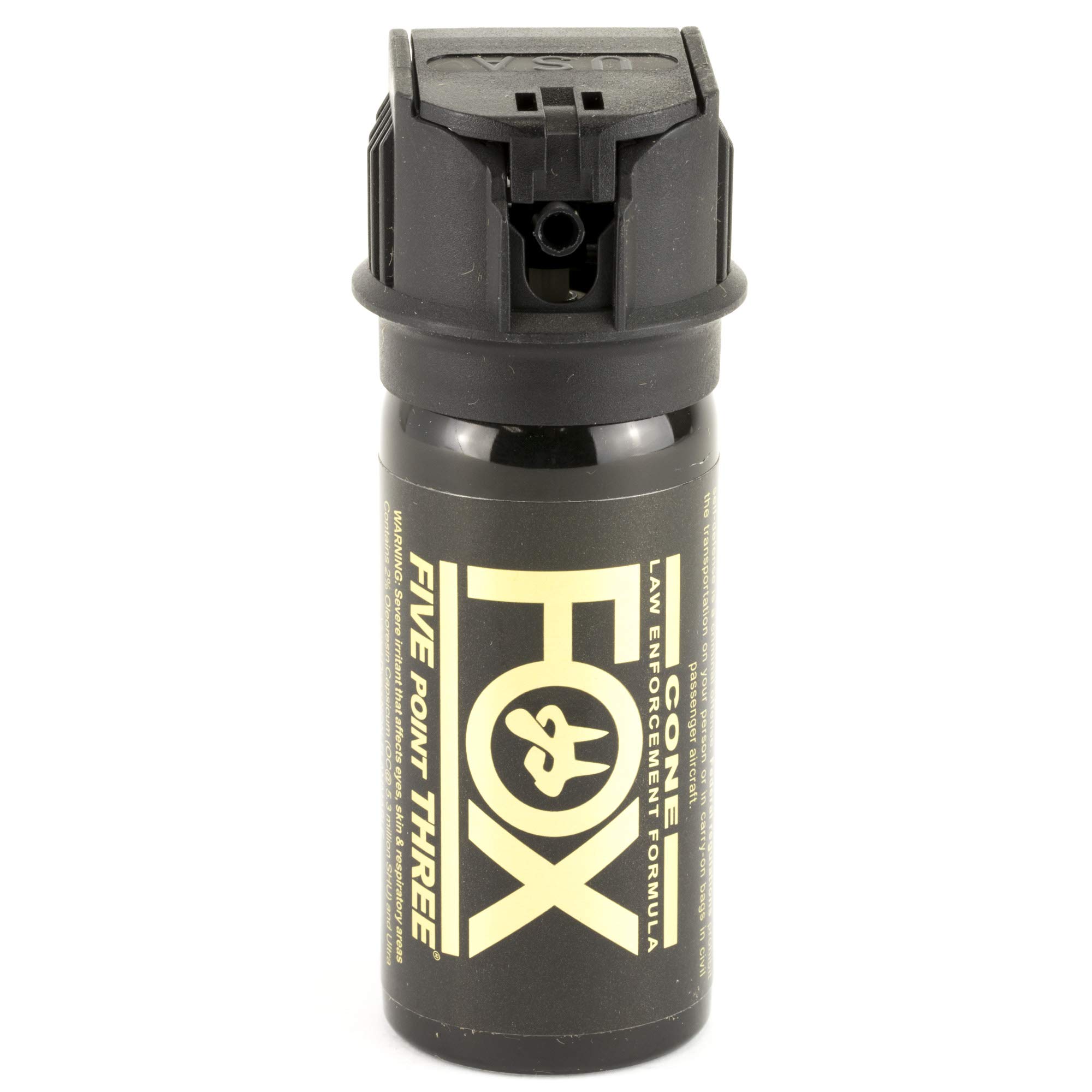 Fox Labs 152FTMDB Flip Top 1.5oz Pepper Spray Fogger (CONE) Pattern