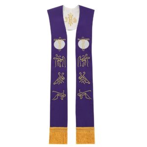 blessume priest reversible stole pastor mass stole