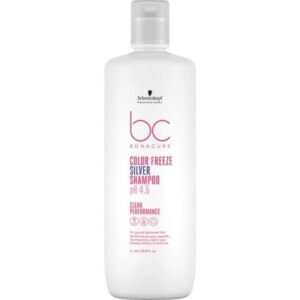 schwarzkopf bc ph4.5 color freeze micellar silver shampoo 1l