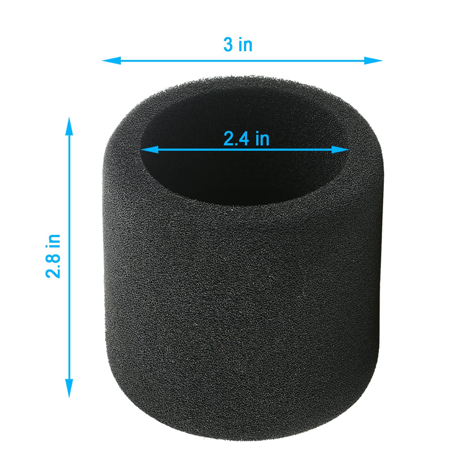 YOUSHARES MXL 770 990 Microphone Foam Windscreen - Mic Foam Cover As a Pop Filter (Black)