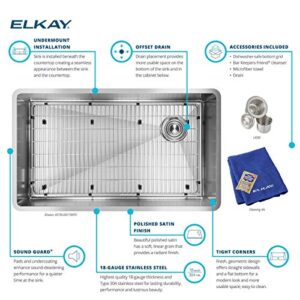 Elkay ECTRU30179RTC Crosstown Sink, 32", 0