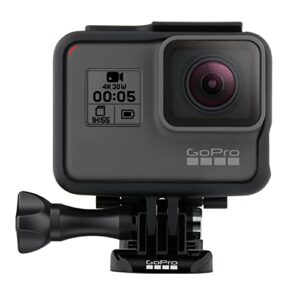 gopro hero5 black waterproof digital action camera w/ 4k hd video & 12mp photo (renewed)