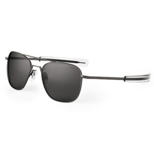 Randolph USA | Gunmetal Classic Aviator Sunglasses for Men or Women 100% UV