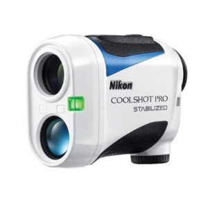 nikon coolshot pro stabilized golf rangefinder standard version white, large