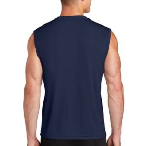 Mens Sleeveless Moisture Wicking Muscle T-Shirts. XS-4XL