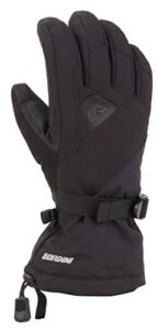 gordini women's women's aquabloc down gauntlet iv waterproof gloves, black, small