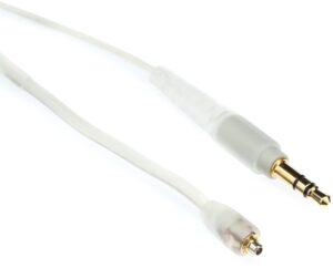 shure eac-ifb coiled ifb earphone cable with clip for intercom applications