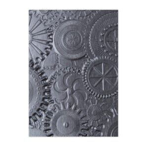 sizzix 3-d texture fades embossing folder, gray