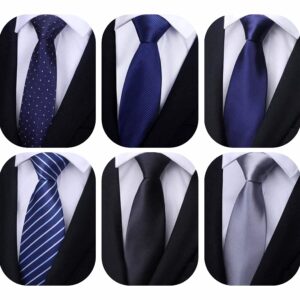 WeiShang Lot Classic Men's Silk Tie Necktie Woven JACQUARD Neck Ties