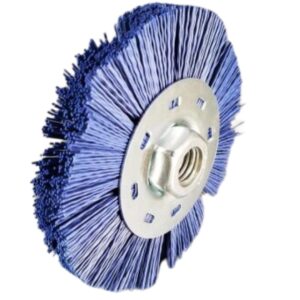 Dico Products 7200079 Brush with 5/8"-11 Thread, 4.5", Blue