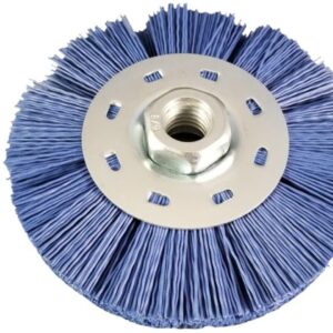 Dico Products 7200079 Brush with 5/8"-11 Thread, 4.5", Blue