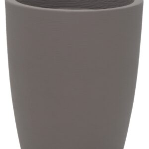 Tramontina Thai Plant Pot Plastic Taupe Diameter 44 x Height 58 cm Weatherproof Volume 55 litres