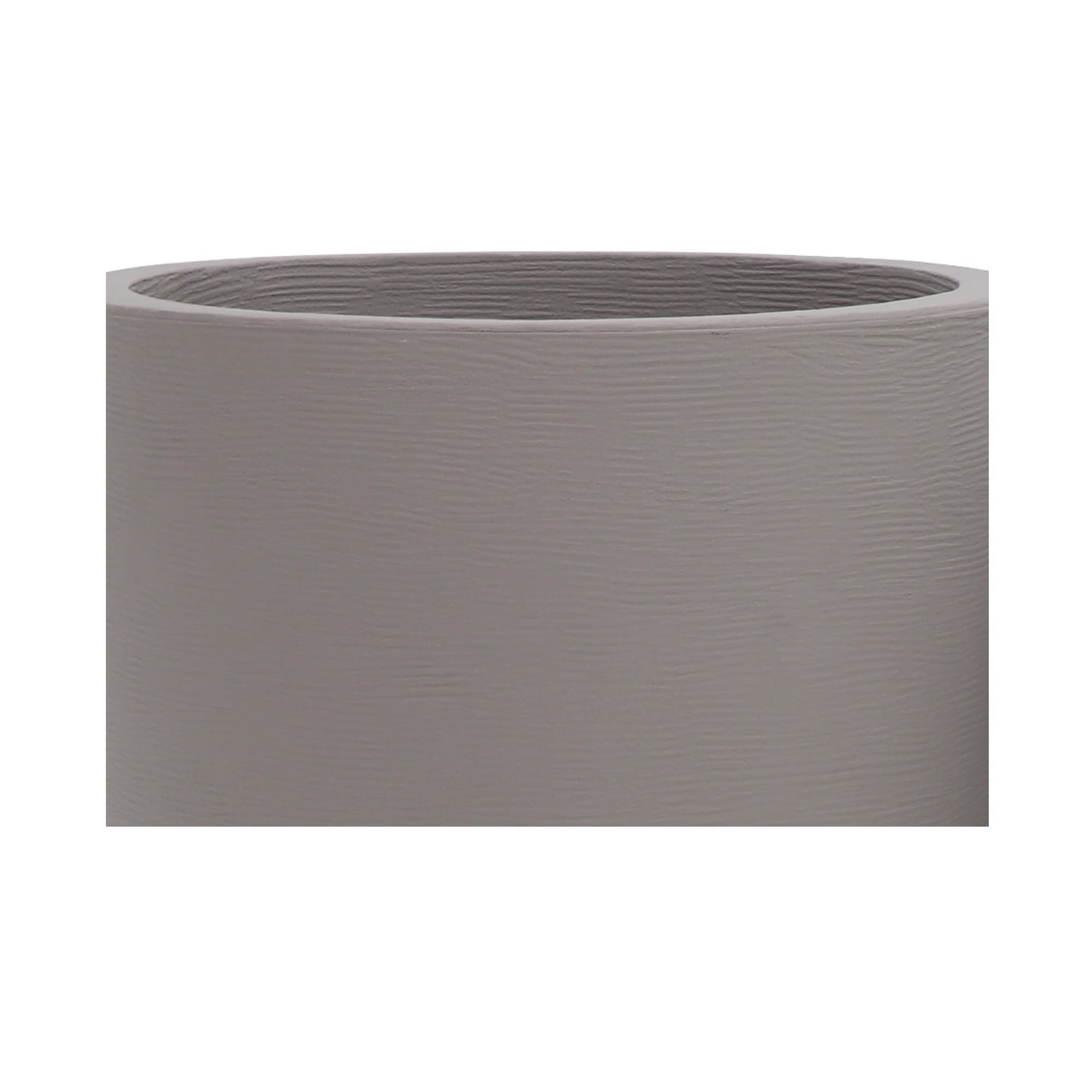 Tramontina Thai Plant Pot Plastic Taupe Diameter 44 x Height 58 cm Weatherproof Volume 55 litres