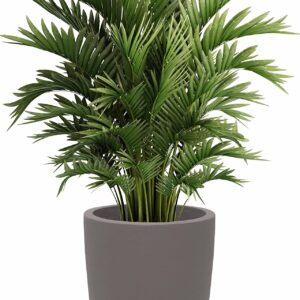 Tramontina Thai Plant Pot Plastic Taupe Diameter 44 x Height 58 cm Weatherproof Volume 55 litres