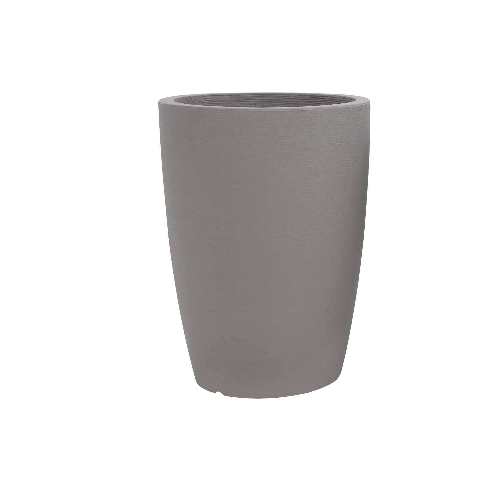 Tramontina Thai Plant Pot Plastic Taupe Diameter 44 x Height 58 cm Weatherproof Volume 55 litres