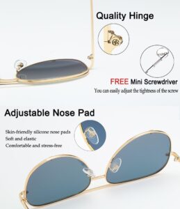 mirrored aviator sunglasses for men women fashion designer uv400 sun glasses