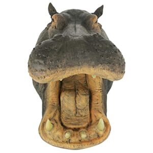 design toscano huey the hippo garden statue