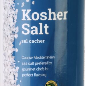 Haddar Kosher Salt 1 Pack (16oz) Rich Tasting Extra Coarse Sea Salt | Made in Italy | Good for Salt Grinders