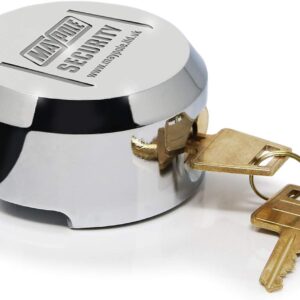 Maypole Heavy Duty Security Lock Suitable for Vans, Sheds & Garages Rust Resistant Chrome 2 kg, Silver