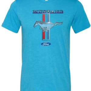 Ford Mustang T-shirt Stripe Tri Blend Tee