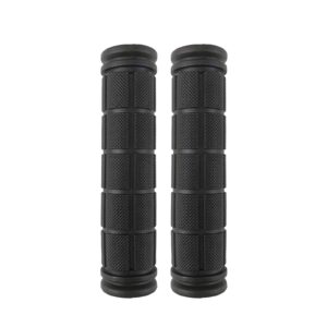 Kasteco 2 Pairs Bicycle Handle Bar Grips Mushroom Grips for BMX/MTB/Road Mountain Bikes, Black