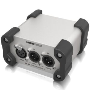 klark teknik pro splitter 5 ds 50 passive 1-in/5-out signal splitter with extended dynamic range