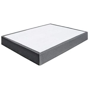 tatago king box spring, 9 inch metal box spring king size, heavy duty mattress foundation, easy assembly, non-slip, no noise