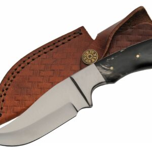 SZCO Supplies Rite Edge Clip Pt. Horn Hunting Knife