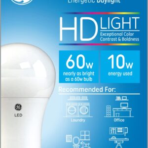 GE Lighting Refresh LED Light Bulbs, 10 Watts (60 Watt Equivalent) Plug-In GU24 Base, HD Light, Dimmable (1 Pack)