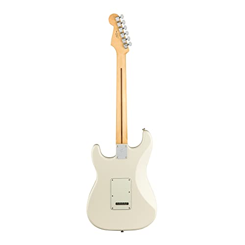 Fender Player Stratocaster SSS Electric Guitar, with 2-Year Warranty, Polar White, Maple Fingerboard