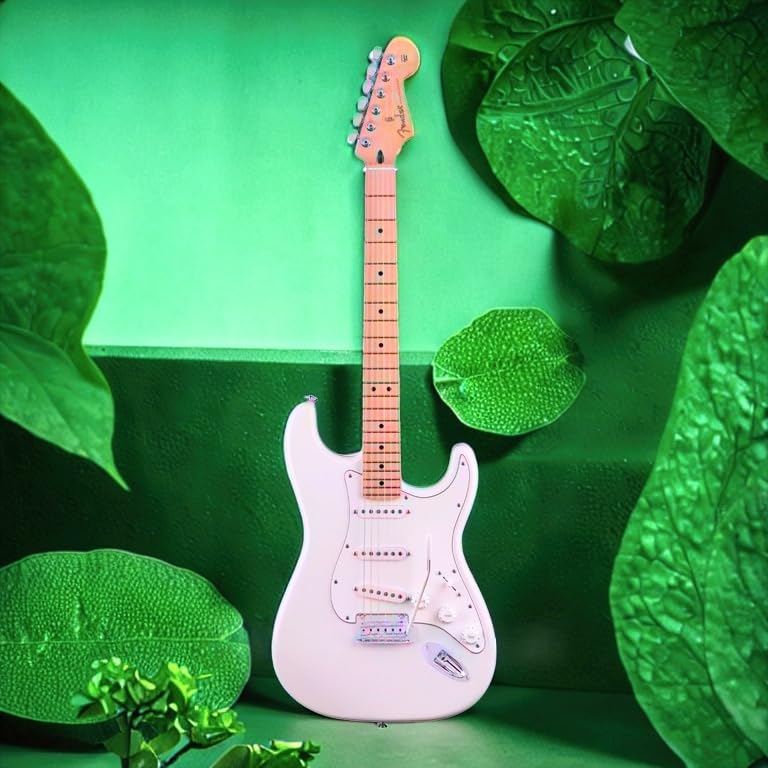 Fender Player Stratocaster SSS Electric Guitar, with 2-Year Warranty, Polar White, Maple Fingerboard