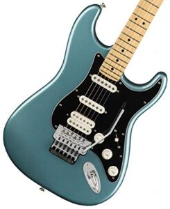 fender player stratocaster floyd rose electric guitar, with 2-year warranty, tidepool, maple fingerboard