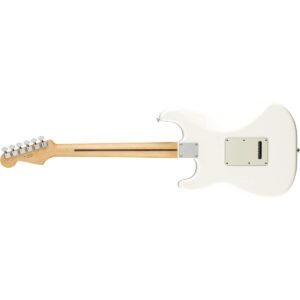 Fender Player Stratocaster HSS Electric Guitar, with 2-Year Warranty, Polar White, Maple Fingerboard