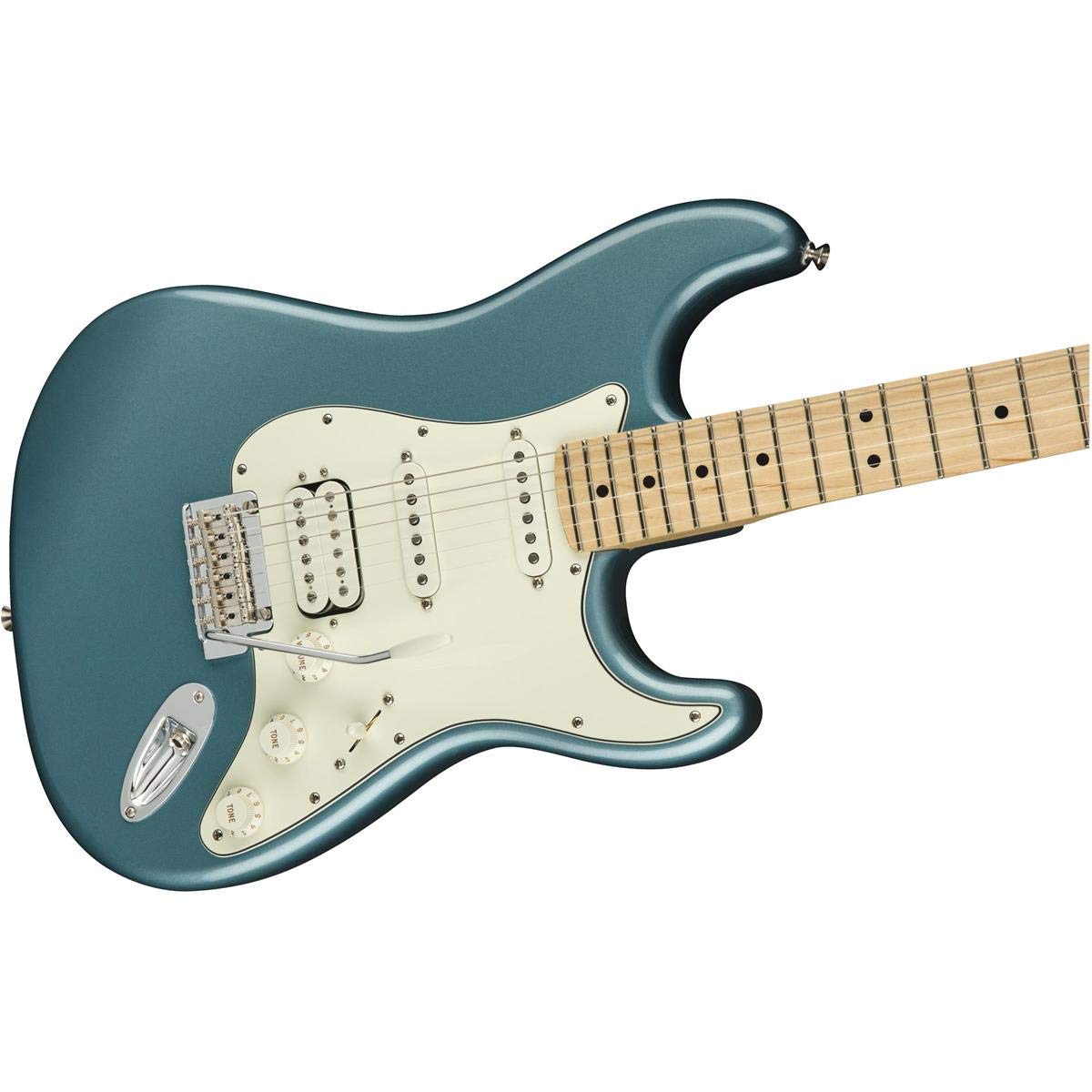 Fender Player Stratocaster HSS Electric Guitar, with 2-Year Warranty, Tidepool, Maple Fingerboard