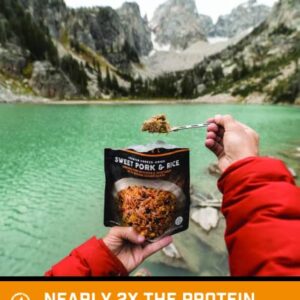 Peak Refuel Variety Meal Kit | 239g Protein | 4920 Calories | 100% Real Meat | Premium Freeze Dried Backpacking & Camping Food | 2 Servings | Ideal MRE Survival Meal