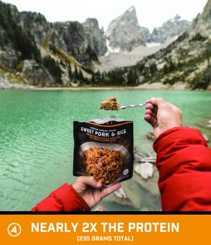 Peak Refuel Variety Meal Kit | 239g Protein | 4920 Calories | 100% Real Meat | Premium Freeze Dried Backpacking & Camping Food | 2 Servings | Ideal MRE Survival Meal