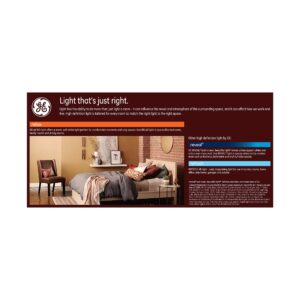 GE Lighting Relax LED Indoor Floodlight Bulb, 8 Watts (65 Watt Equivalent) Soft White HD Light, Medium Base, Dimmable (4 Pack)