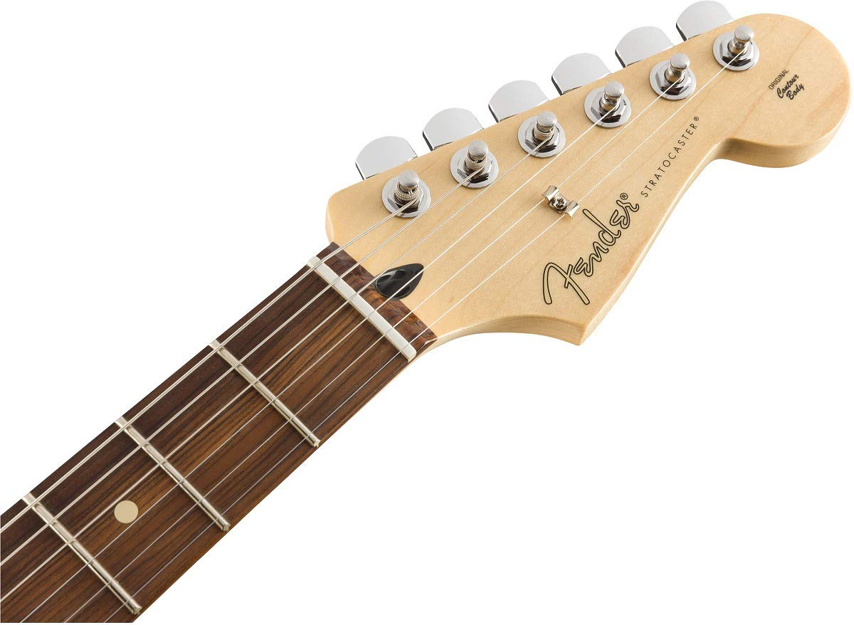 Fender Player Plus Top Stratocaster Electric Guitar, Tobacco Burst, Pau Ferro Fingerboard