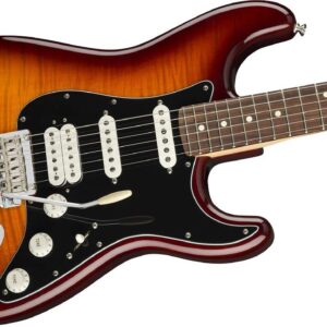 Fender Player Plus Top Stratocaster Electric Guitar, Tobacco Burst, Pau Ferro Fingerboard