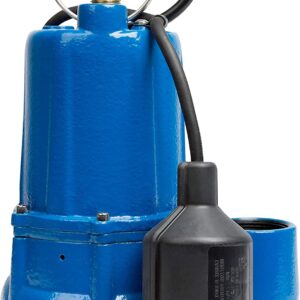 Little Giant Select Series LG-S50T 115-Volt, 1/2 HP, 4300 GPH Cast Iron Sump Pump with Tethered Switch, Blue, 14942675