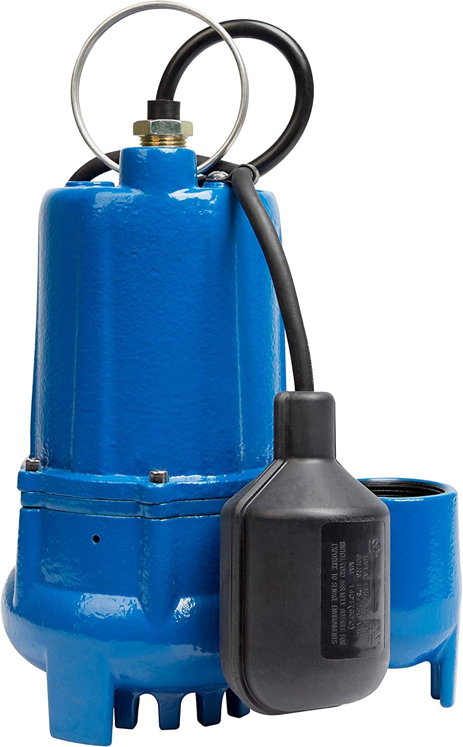 Little Giant Select Series LG-S50T 115-Volt, 1/2 HP, 4300 GPH Cast Iron Sump Pump with Tethered Switch, Blue, 14942675